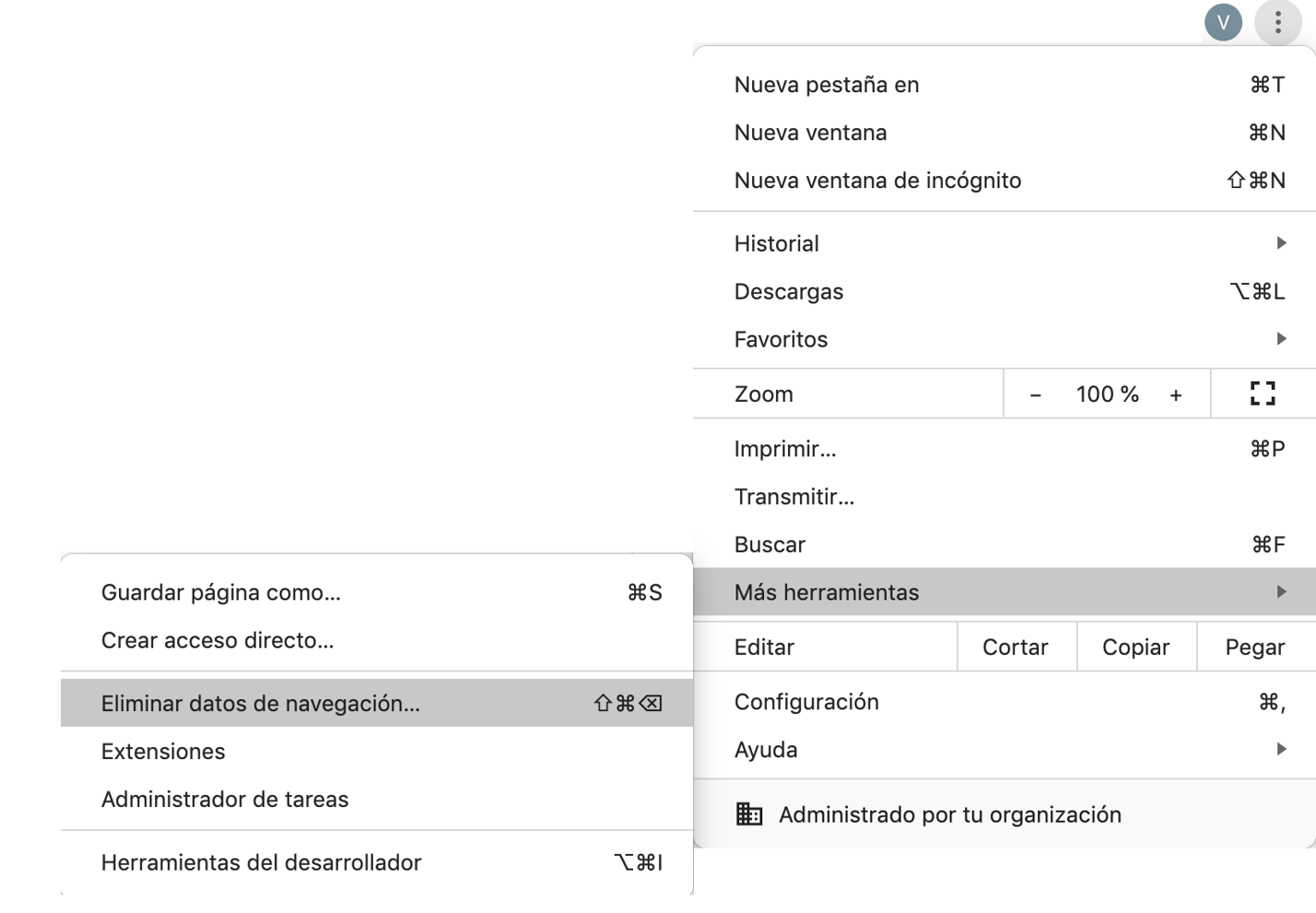 Limpiar Archivos Temporales Chrome